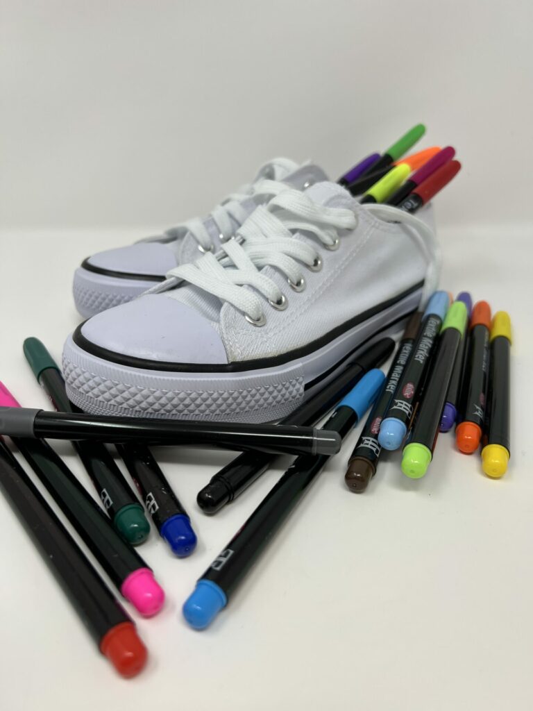 Design Your Own Canvas Shoes Trainers Craft Kits - Shoe N Boot