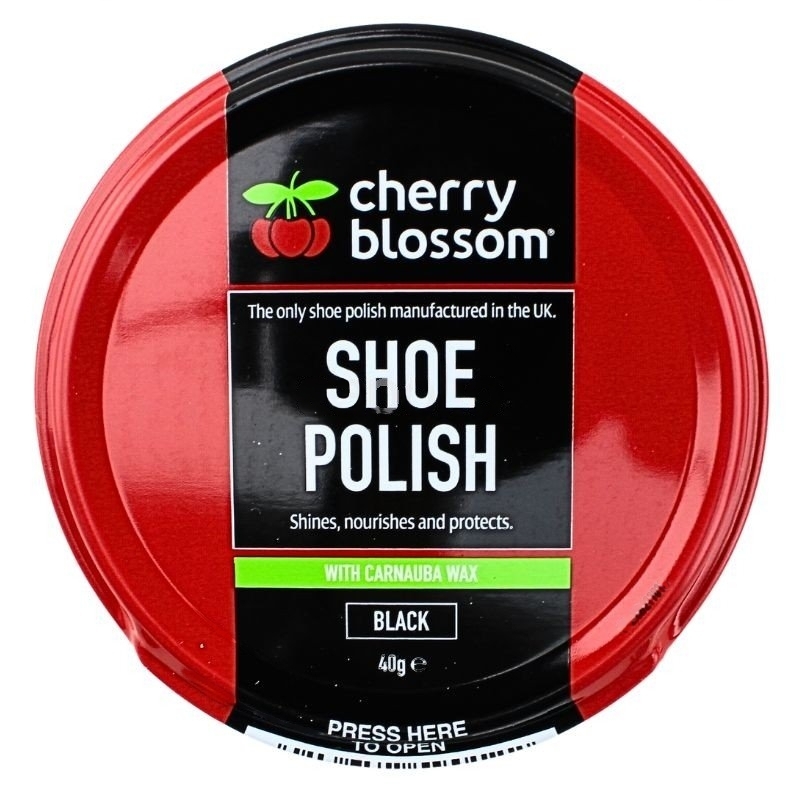 Cherry Blossom Shoe Polish 40g – Black - Shoe N Boot